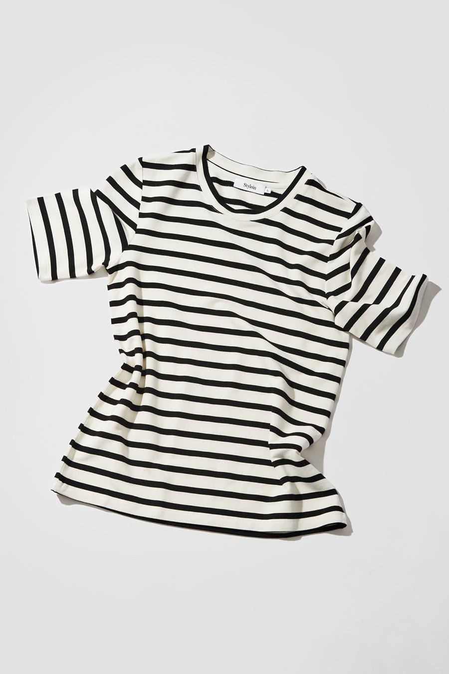 CHAMBERS T-SHIRT - WHITE WITH STRIPES – Stylein